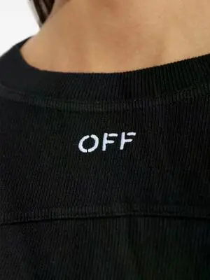 Off-White Logo-embroidered Mini Dress