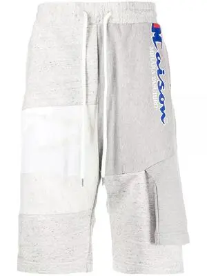 Mihara Yasuhiro Reconstructed Panelled Shorts - Grey