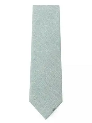 Corneliani Textured-finish Silk Tie - Blue