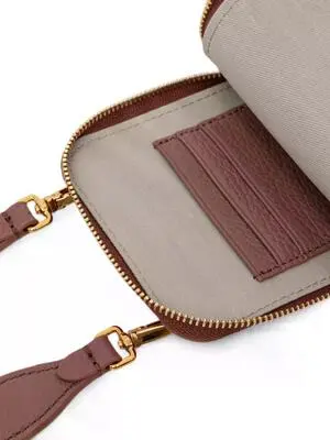 COCCINELLE Mini Pixie Grained Leather Phone Bag
