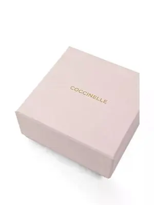 COCCINELLE On Tone Logo-jacquard Shoulder Strap