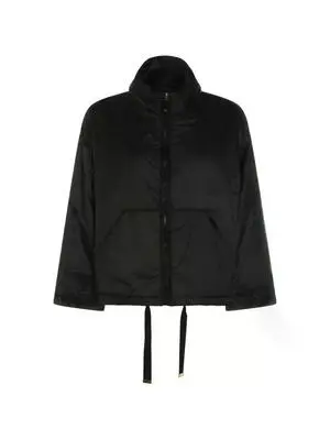 Max Mara The Cube High-neck Coat - Black