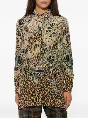 Etro Leopard-pattern Shirt