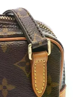 LOUIS VUITTON 2003 Monogram Marly Bandouliere Shoulder Bag - Brown