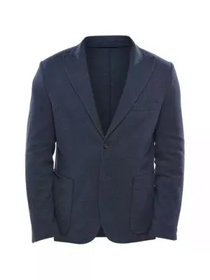 PAOLO PECORA Unlined Notch-lapel Blazer - Blue