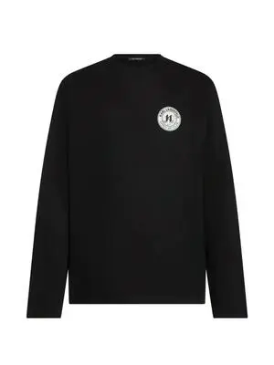 Karl Lagerfeld Après Ski Club Long-sleeved T-shirt - Black