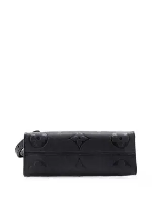 LOUIS VUITTON Onthego Monogram Empreinte Giant East West Tote Bag - Black