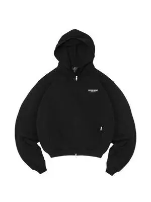 REPRESENT Owners' Club Zip-up Hoodie - Black