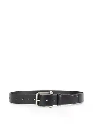 ANN DEMEULEMEESTER Buckle-fastening Leather Belt - Black