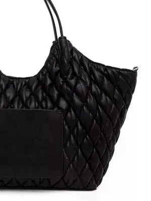 Dkny Paula Quilted Logo-tag Tote Bag