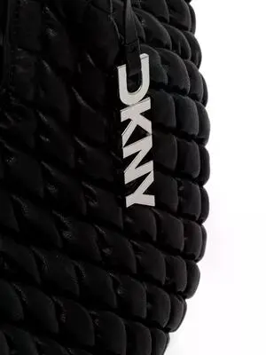 Dkny Paula Quilted Logo-tag Tote Bag