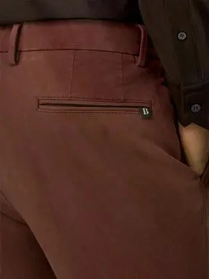 Boggi Milano Stretch Cotton Tencel Trousers