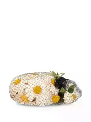 CESARE CANESSA Floral-embellished Hat