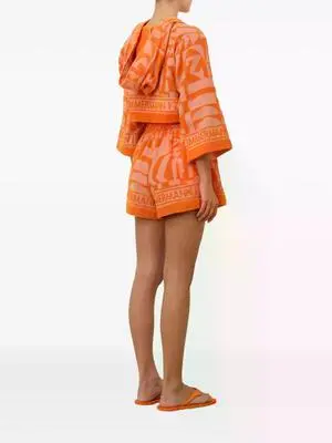 Zimmermann Logo-print Towelling Shorts