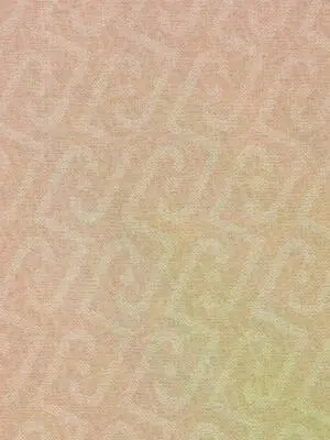 Liu Jo Monogram-pattern Fringed Scarf