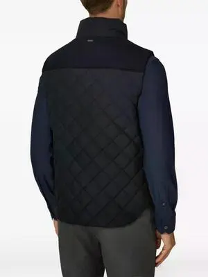 Boggi Milano Padded Gilet In Technical Fabric