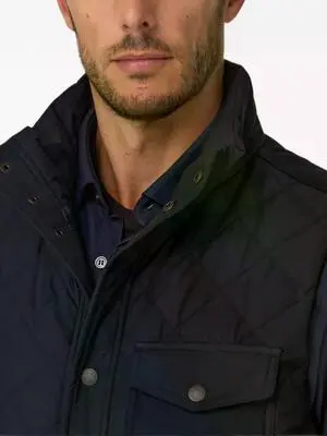 Boggi Milano Padded Gilet In Technical Fabric