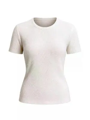 Vince Textured Short-sleeve Sweater - Neutrals