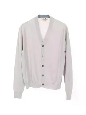 Hermès 2010s V-neck Wool Cardigan