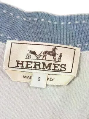 Hermès 2010s V-neck Wool Cardigan
