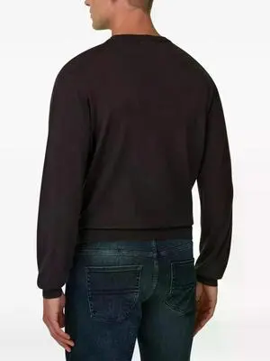 Boggi Milano Crew Neck In Extrafine Merino Wool