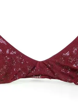MC2 SAINT BARTH Embellished Bikini Top