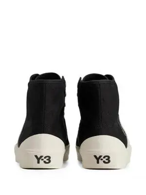 Y3 High-top Canvas Sneakers