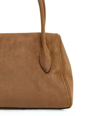 Dkny Amelie Bear-charm Suede Tote Bag