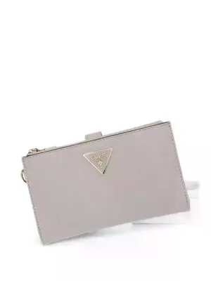 Guess Logo-plaque Wristlet Wallet