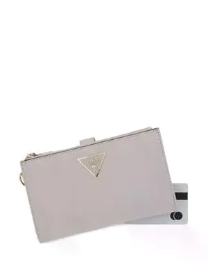 Guess Logo-plaque Wristlet Wallet