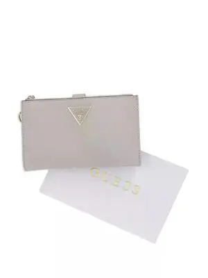 Guess Logo-plaque Wristlet Wallet