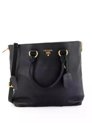 Prada Convertible Vitello Daino Large Tote Bag