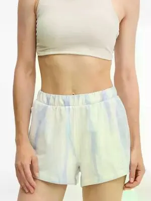 Guess Tie-dye Logo-print Mini Shorts