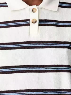 Marc O'polo Striped Short-sleeve Polo Shirt - Neutrals