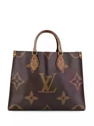 LOUIS VUITTON Onthego Reverse Monogram Giant Mm Tote Bag - Brown