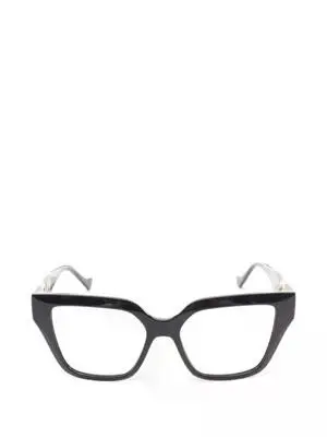 Gucci 2020s Interlocking G Cat-eye Glasses - Black