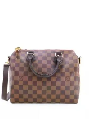 LOUIS VUITTON Speedy Bandouliere Bag Damier 25 Satchel - Brown