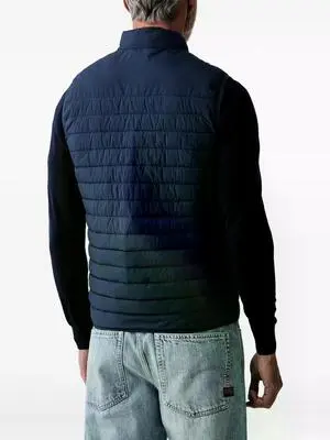 HACKETT LONDON Quilted Logo-embroidered Gilet
