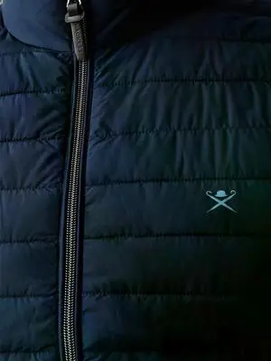 HACKETT LONDON Quilted Logo-embroidered Gilet
