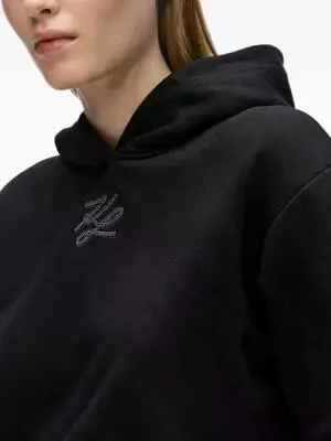 Karl Lagerfeld Rhinestone Autograph Hoodie