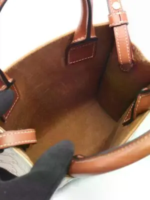 Celine 2000s Vertical Cabas Triomphe Open-top Tote Bag