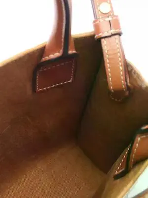 Celine 2000s Vertical Cabas Triomphe Open-top Tote Bag - Neutrals