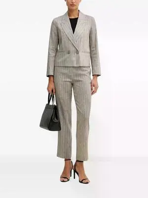 Sisley Pinstripe-pattern Double-breasted Blazer