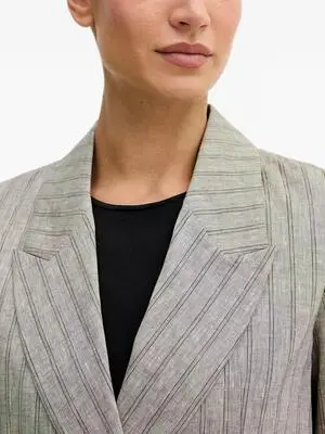 Sisley Pinstripe-pattern Double-breasted Blazer
