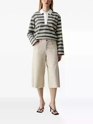 Sisley Raw-cut Wide-leg Shorts