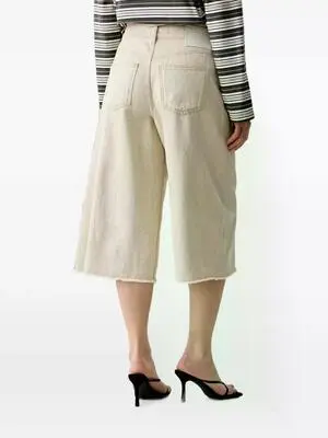 Sisley Raw-cut Wide-leg Shorts