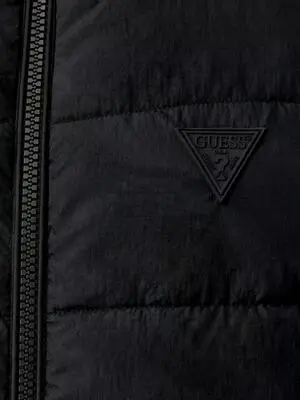 Guess Quilted Logo-patch Jacket