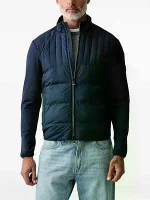 HACKETT LONDON Quilted Panelled Jacket - Blue