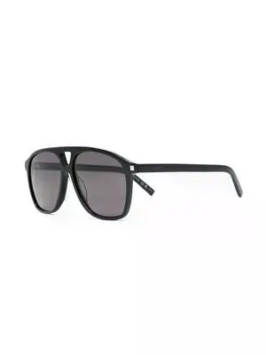 Saint Laurent Pilot Frame Sunglasses - Black