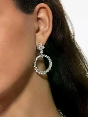 FANTASIA BY DESERIO Small Circle Drop Earrings